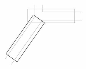 Overlapping canopy that has a step - Upside Installation