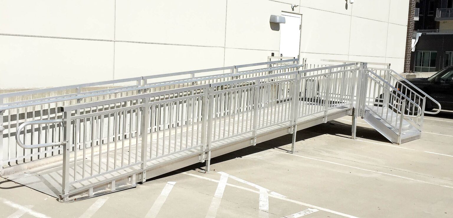 Office Building Access Ramp - Upside Innovations Installation