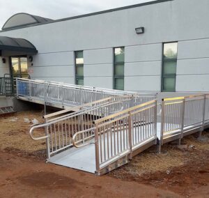 L-Shaped APEX Ramp in Franklin - Upside Innovations Installation