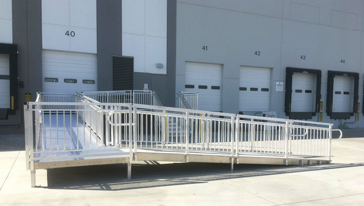 Warehouse IBC APEX Ramp - Upside Innovations Installation