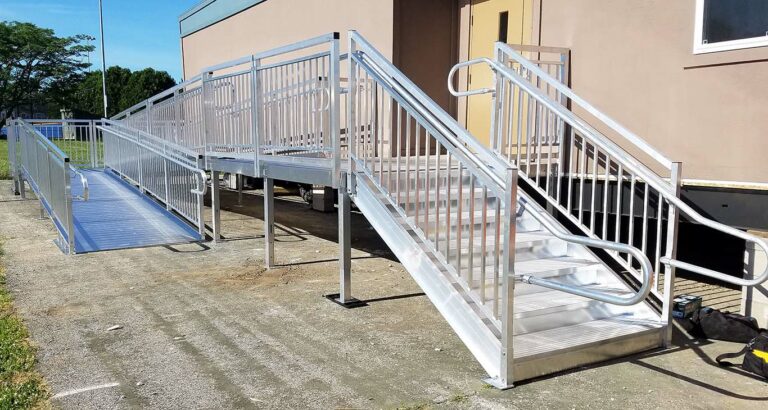 ADA APEX Ramp & Steps - Upside Innovations Installation