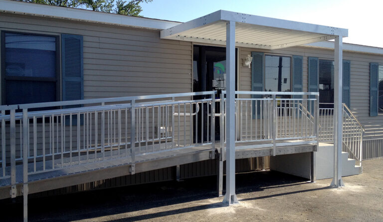 APEX Doorway Canopy & Ramp - Upside Innovations Installation