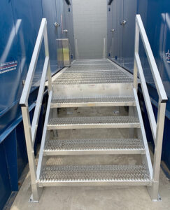 Semi Trailer Steps & Platform - Upside Innovations Installation
