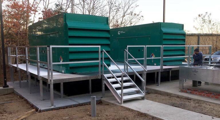 Generator Access Stairs - Upside Innovations