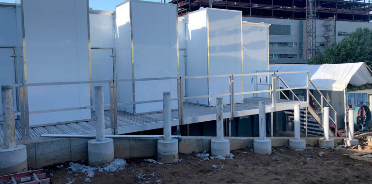 Grip Strut Stairs & Platform Run - Upside Innovations Installation