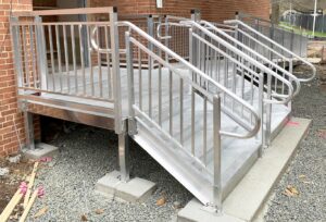 Double APEX Stairs & Ramp - Upside Innovations Installation
