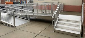 IBC/ADA APEX Switchback Ramp - Upside Innovations Installation