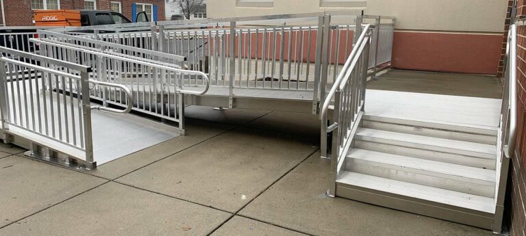 IBC/ADA APEX Switchback Ramp - Upside Innovations Installation