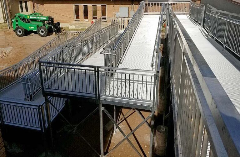 Switchback APEX Ramp at School - Upside Innovations Installation
