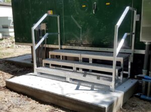 Generator Access Stairs - Upside Innovations