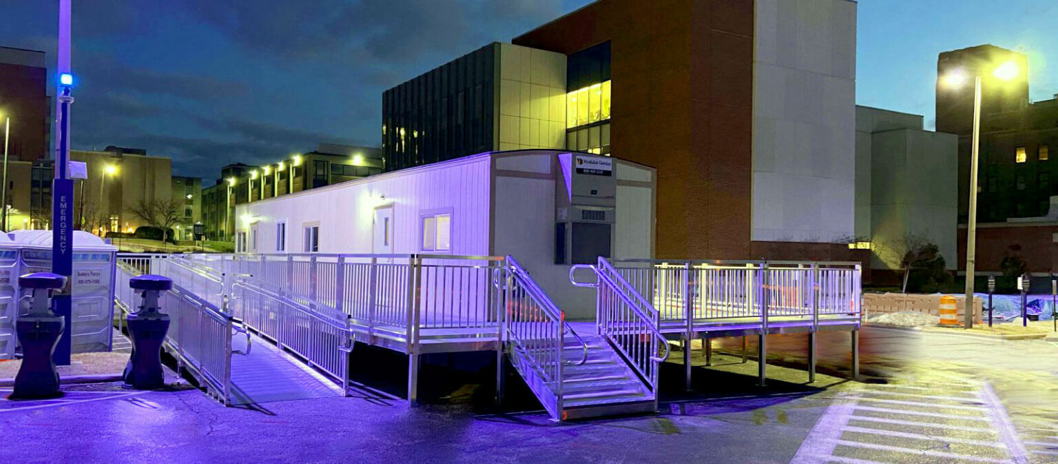 COVID Healthcare Ramp Stair Installation - Upside Innovations