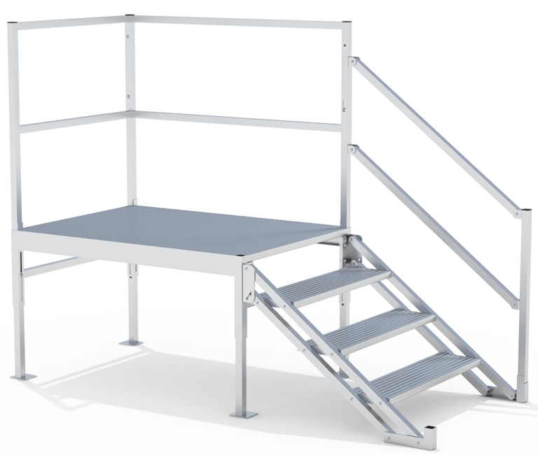 Metal Aluminum Stairs - Upside Innovations