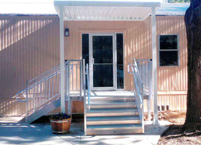 Stairs and Canopy in Lafayette, IN - Upside Innovations Installation