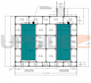 Aluminum Generator Access Platform - Upside Innovations