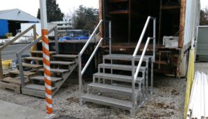 Generator Access Stairs - Upside Innovations