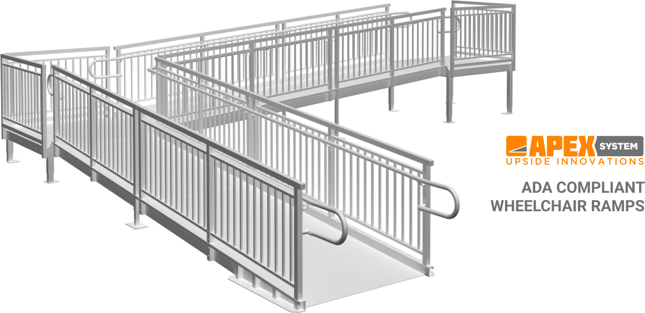 Wheelchair Ramp and Stairs with Canopy and Awning - Upside Innovations ...