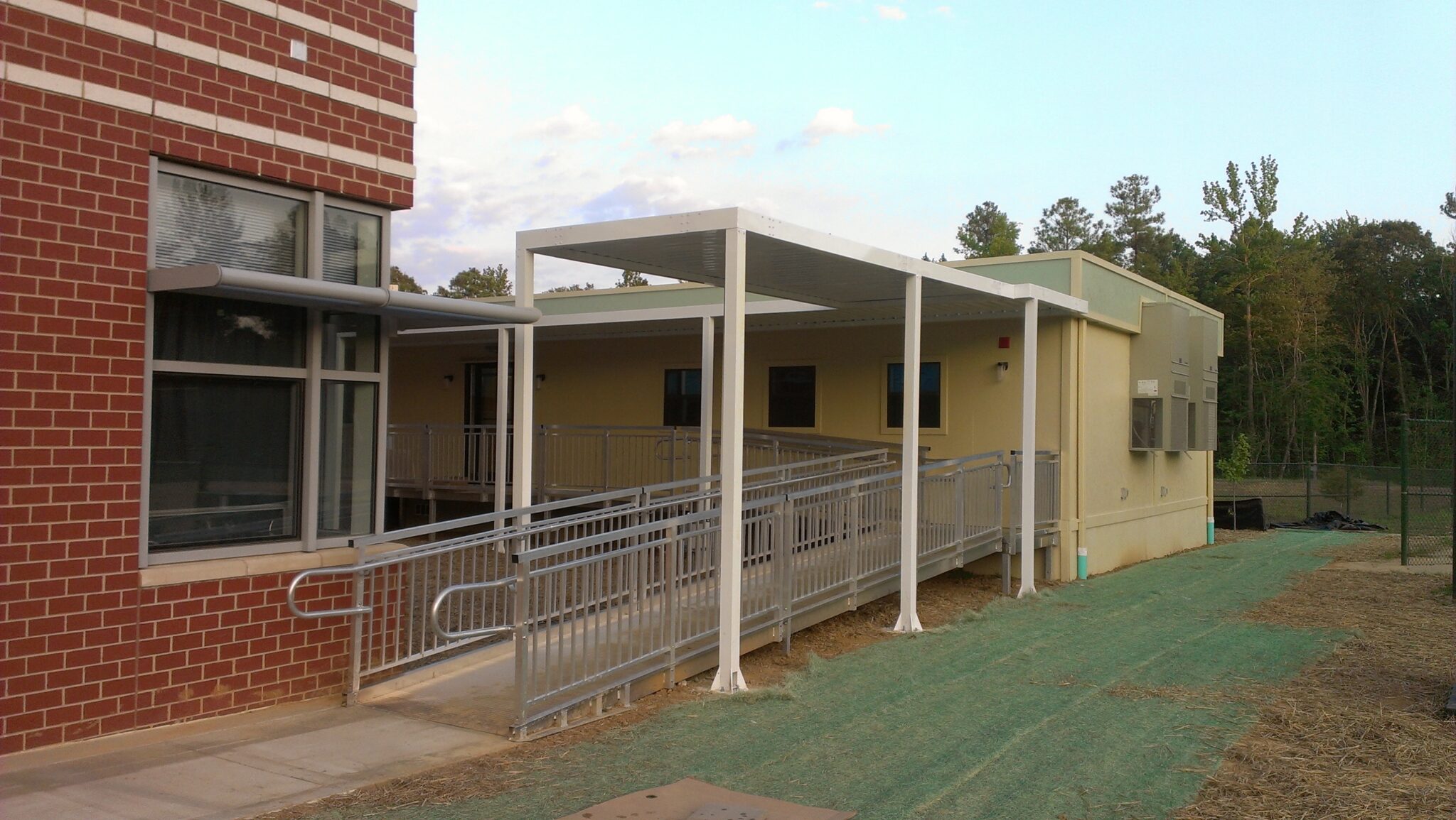 Evergreen School's L-Ramp - Upside Innovations Installation
