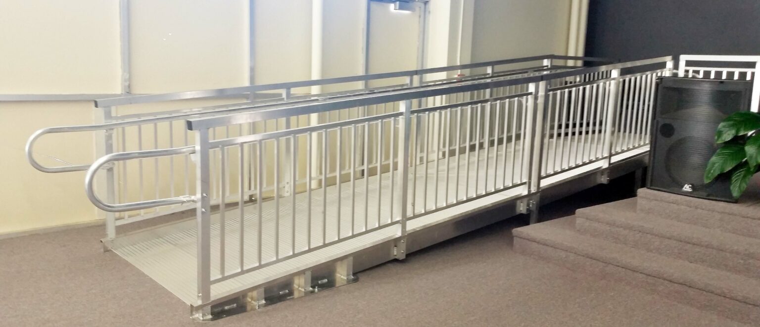 Churches' Wheelchair Ramp - Upside Innovations Installation