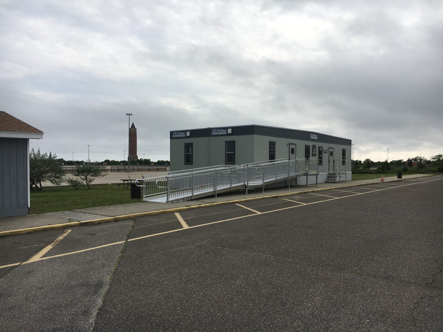 Ramp for Modular Building - Upside Innovations Installation