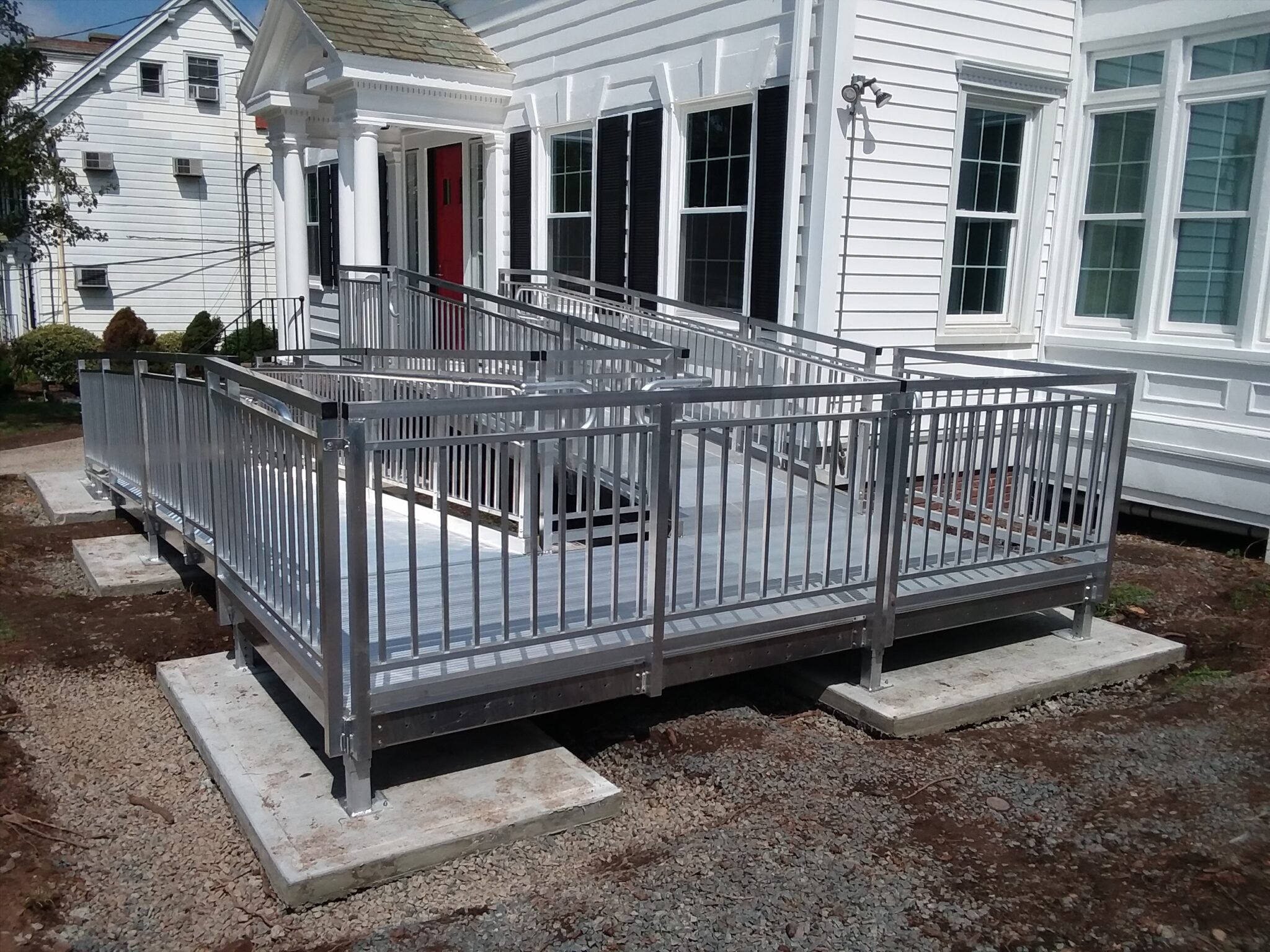 Rutgers Uni Switchback Ramp - Upside Innovations Installation