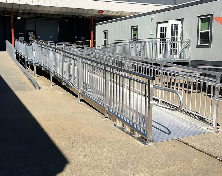 Straight Access Ramp - Upside Innovations Installation
