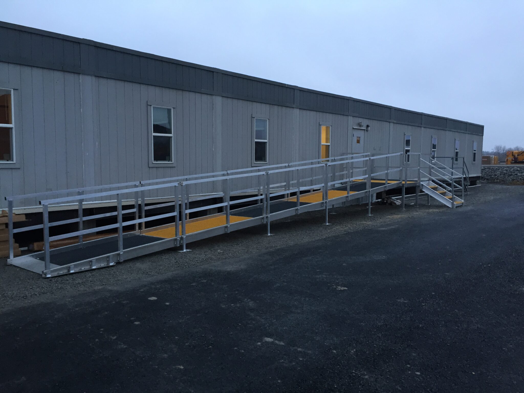 Entry Stairs and Access Ramp - Upside Innovations Installation