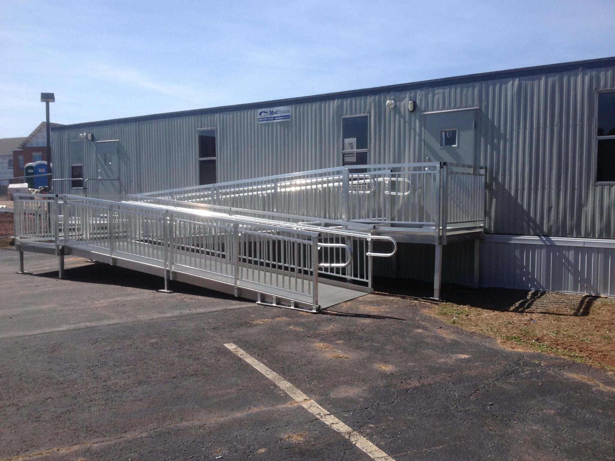 Modular Building APEX Ramp - Upside Innovations Installation