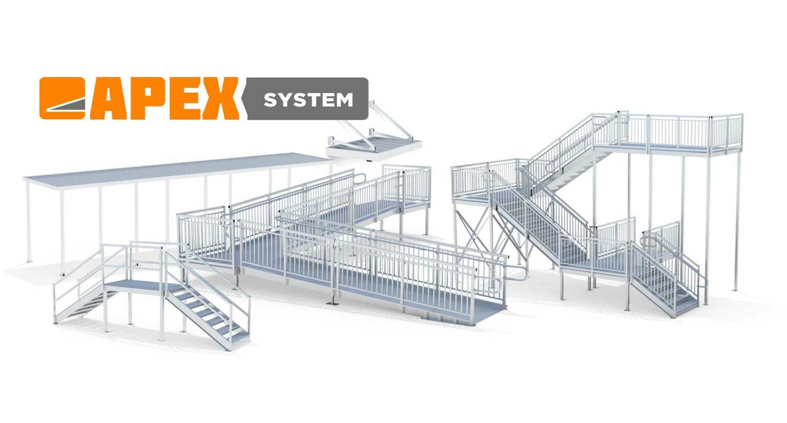 APEX System Wheelchair Ramps and Stairs - Upside Innovations